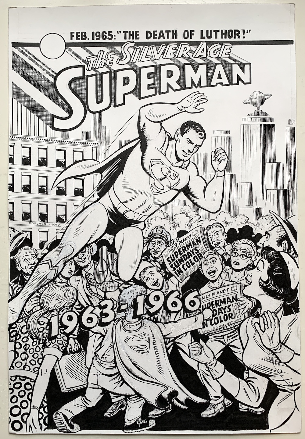 Superman Comic Art