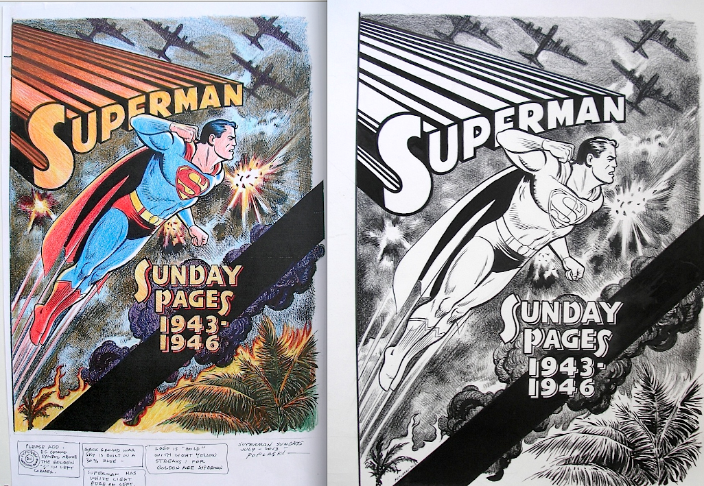 Old Superman Comic Art